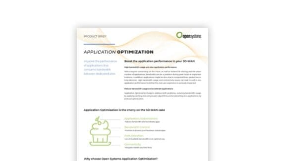 SD-WAN Optimization | Optimization Network | Open Systems
